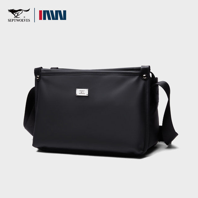 Septwolves men's briefcase casual portable commuter handbag men's high ...