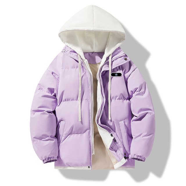 Sweet Clover Down Jacket Men's Loose Comfort Thick Warm Casual Men's ...