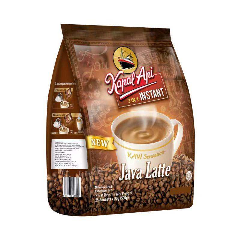 Fire Ship Java Latte Coffee 500g (25 small package) Instant three-in ...