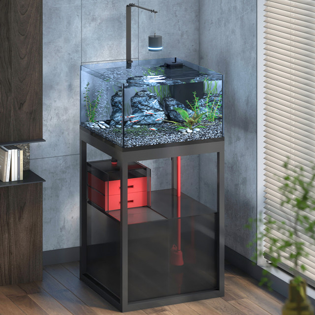 Yupin Space New Fish Tank Small and Medium-sized Industrial Style Ultra ...