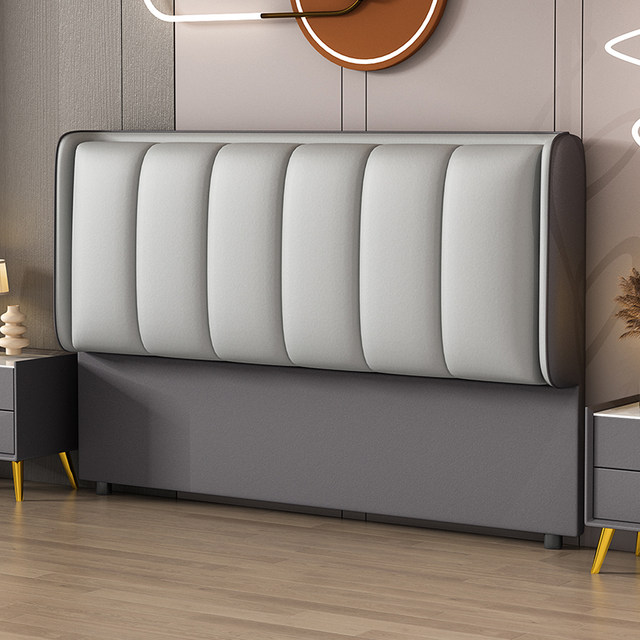 2024 new headboard soft-packed backrest simple modern technology cloth ...