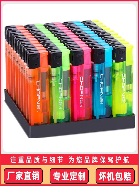 Extraordinary 50-pack open flame lighter, windproof and durable ...