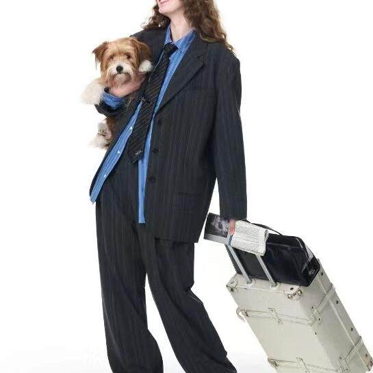 Grove Korea Genuine Purchasing Agent Women's 2025 Autumn Wool Retro ...