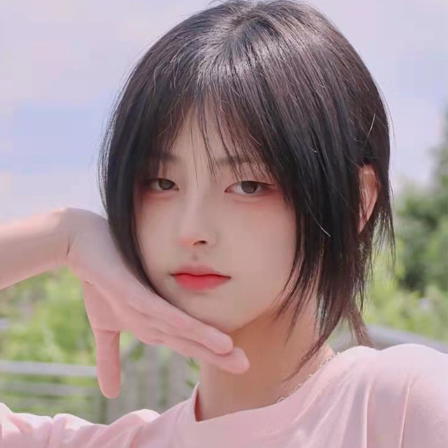 Mullet head wig male Korean version handsome short hair realistic ...