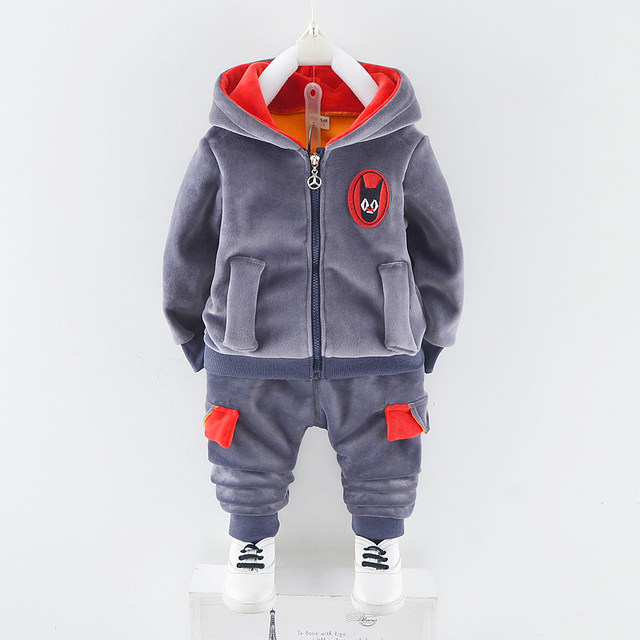 Boys' autumn clothing set 2020 new style children's fashionable baby ...