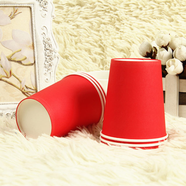 Paper Cup Disposable Paper Cup Thick Color Environmental Paper Cup ...