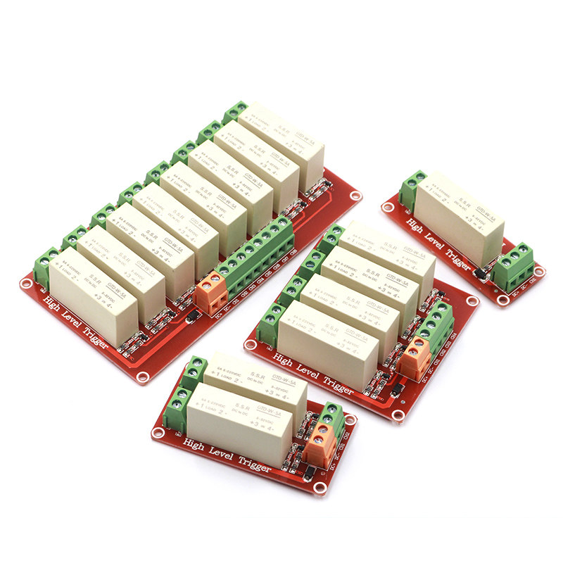 Jiaqisheng JQS Solid State Relay Module - 1/2/4/8 Channel 5A 3-32V DC