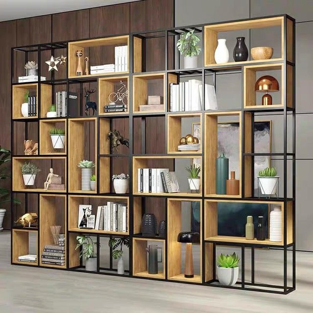 Iron screen partition living room partitions, shelf shelf partition ...