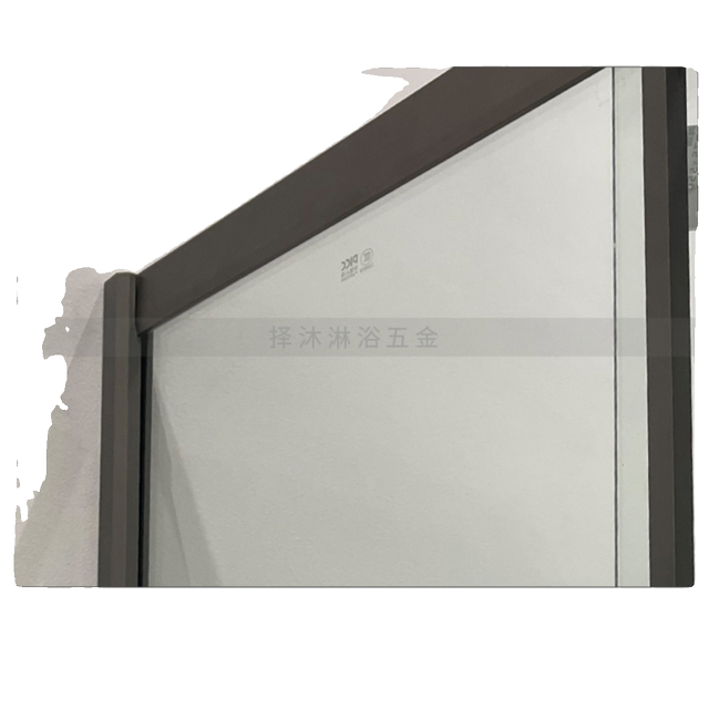 Minimal shift door diagonal rifle gray shower room full set of hardware ...