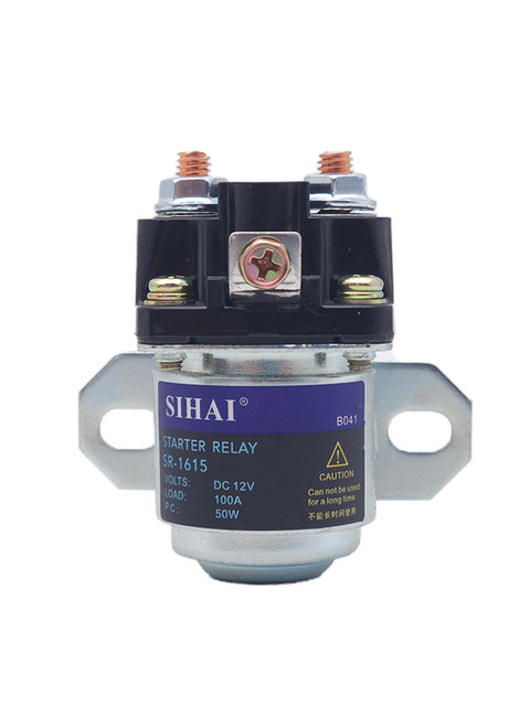 Sihai reduction motor starting relay 12V/24V/100A high power car motor ...
