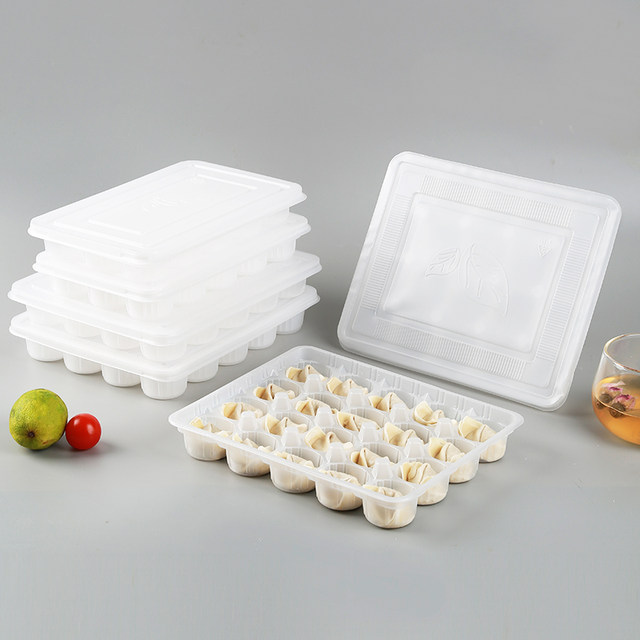 Raw wonton packaging box, disposable wonton chaos storage ice dumpling ...