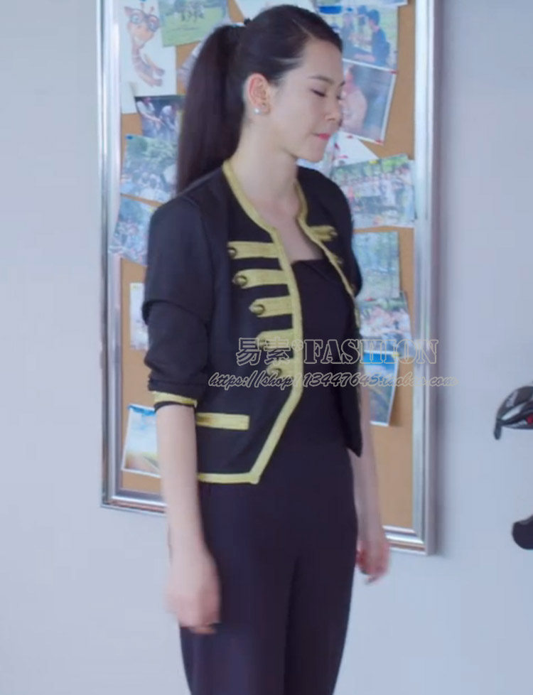 2016 new autumn clothing Hello Qiao An Qiwei and Lu Han's same military ...