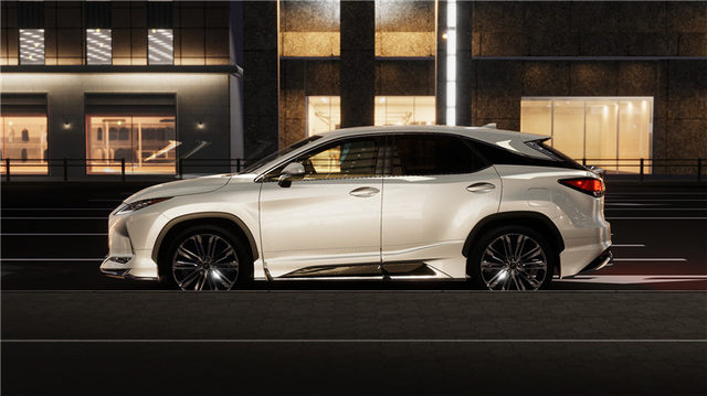 Japanese imported modellista front and rear side modified car surround ...