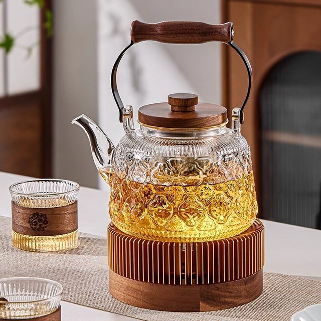 Glass teapot tea brewing household high temperature resistant teapot ...