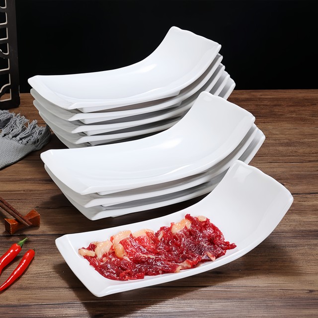 Hot pot restaurant tableware plate Chaoshan fresh-cut beef plate ...