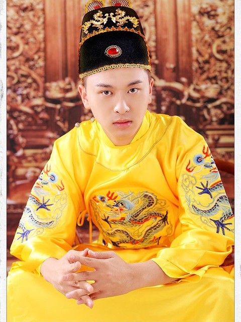Ancient Ming Dynasty Dragon Robe Emperor Costume Ming Dynasty Prince ...