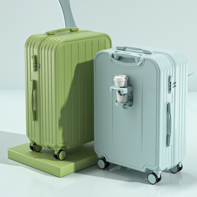 New luggage trolley case female universal wheel student mute 24 inch ...