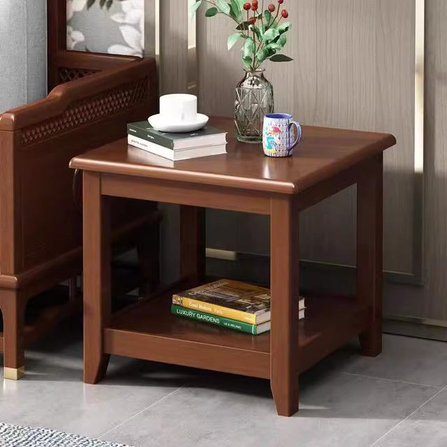 Sofa side table, small square table, living room corner table, simple ...