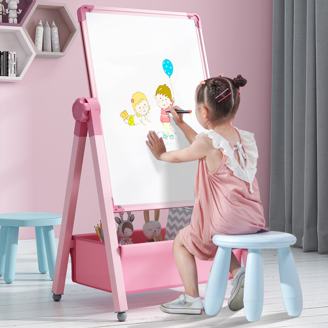 Children's drawing board baby magnetic double-sided teaching home small ...