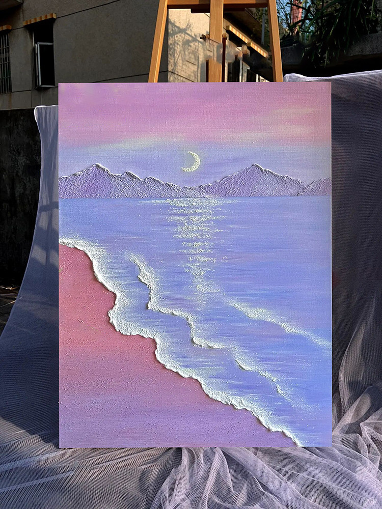 Quartz Sand Texture Painting DIY Material Kit - Hand-Painted Handmade ...