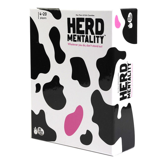 All English Herd Mentality Adult gathering Strategy Game Card Family Parent -Child Game Card