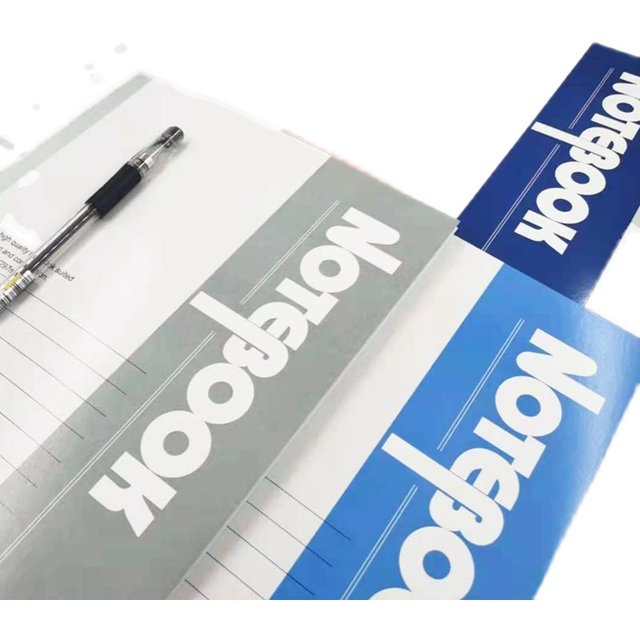 A4 large notebook thickened thickened workbook horizontal line soft ...