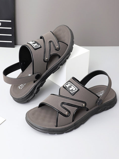 Sandals men's summer 2025 new driving beach shoes anti-slip and anti ...
