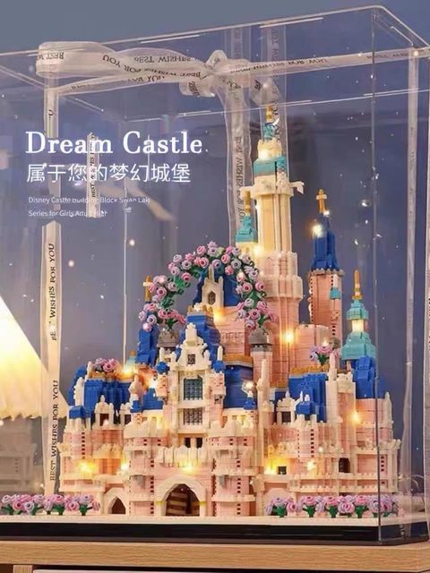 2025 New Lego Girls Series Disney Castle Building Block Assembly ...