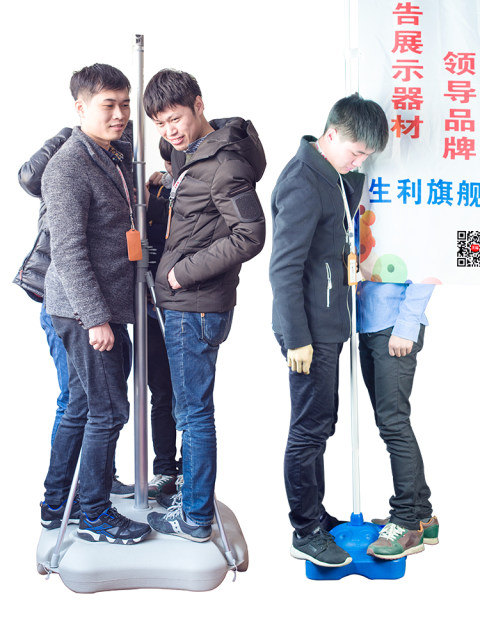 5m 7 -meter beach water injection flagpole expans and shrinking outdoor ...