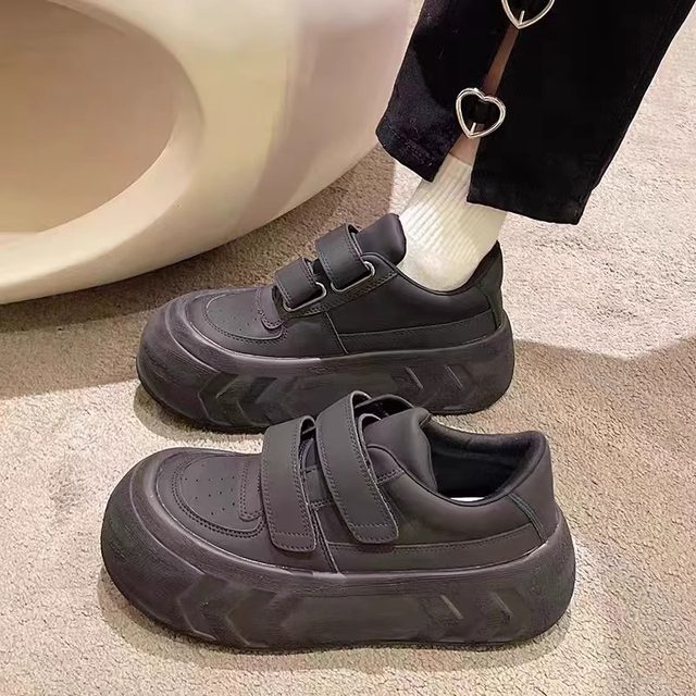 Velcro large toe thick-soled bread shoes for women 2024 spring and ...