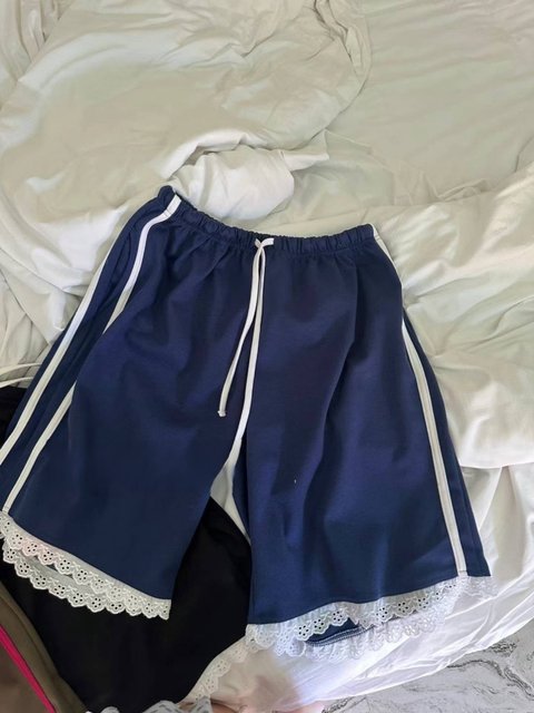 Unique Sei Korean Style Street Casual Lace Line Niche Design Sweet Cool ...