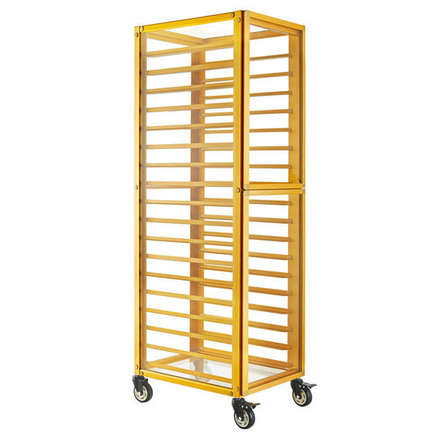 Aluminum alloy baking pan shelf car 18-layer bread pan rack sealed cake ...