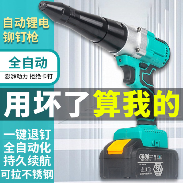Swiss Dayi electric rivet gun lithium battery fully automatic rivet gun ...