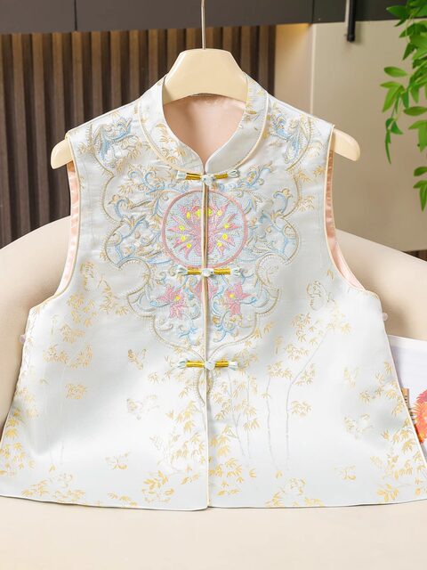 New Chinese style Tang suit vest vest for women in spring and autumn ...