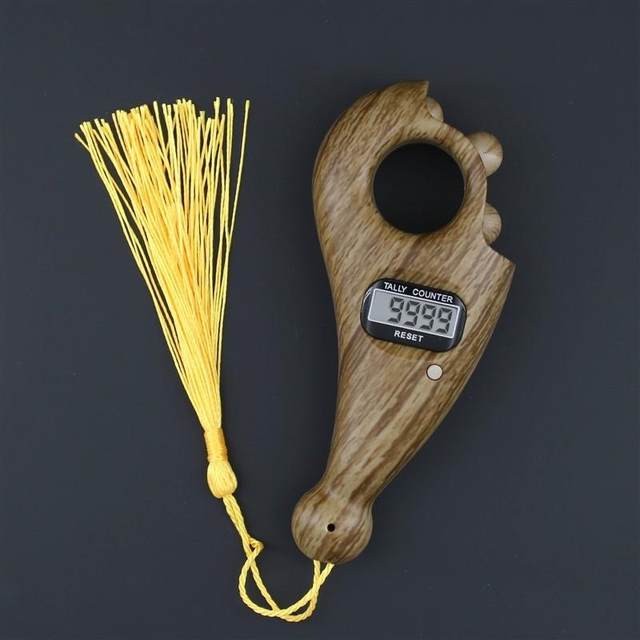 Smart counter manual bead dialing finger press luminous electronic ...