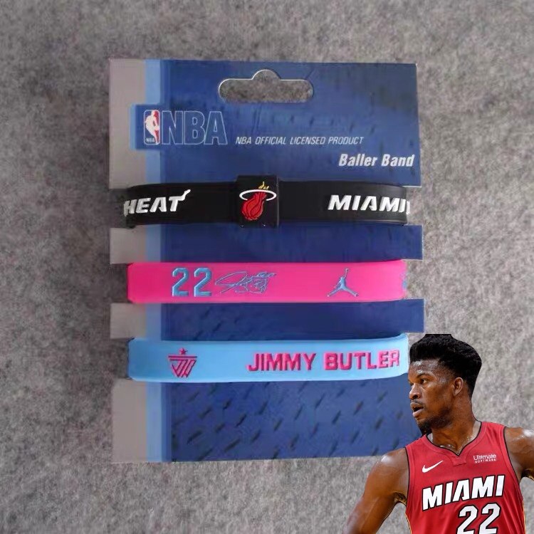 Basketball Star Jimmy Butler Signature Sports Bracelet Silicone Wristband