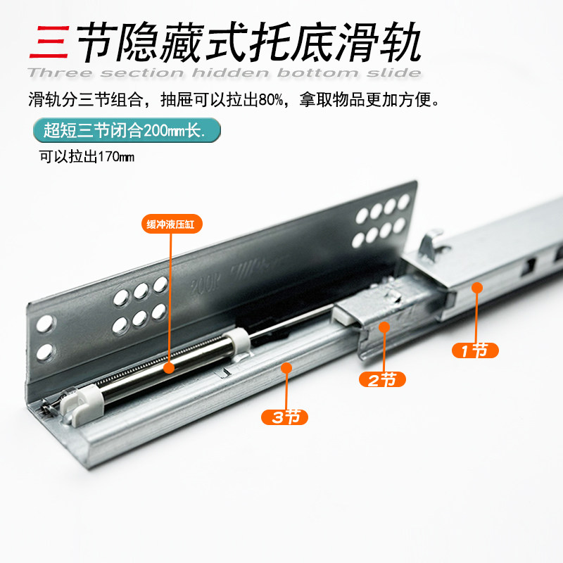 Specifications of Two-Section and Three-Section Buffer Slide Rails for ...