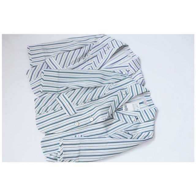 New spring products, large size women's slim short jacket, striped ...