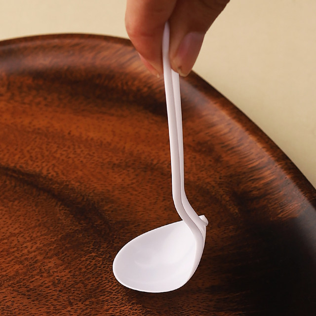 Disposable spoon separate packaging Food -grade KFC cake desserts Steak ...