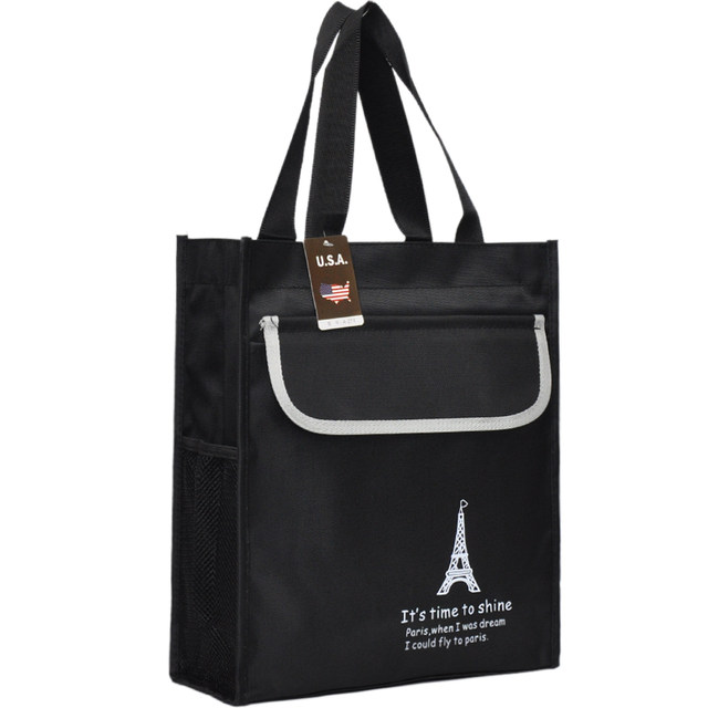 Waterproof junior high school students remedial bag hand carrying book ...