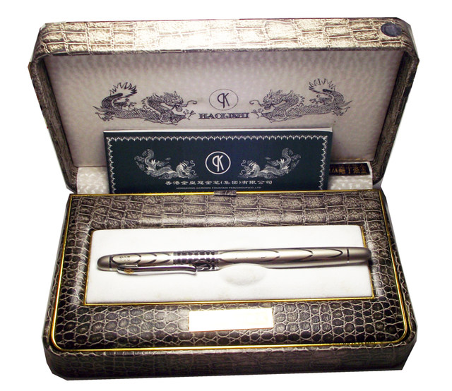 Genuine gift pen German 208 golden pen 铱 铱 正 正 正 正 正 22K ion gold