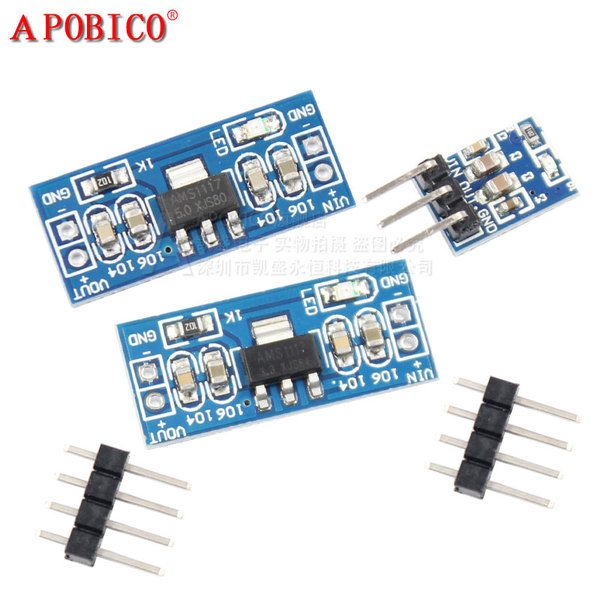 3.3V 5V Power Module AMS1117-3.3V 5V Buck Regulator Module Board For ...