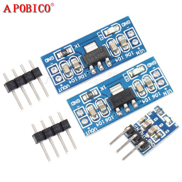 3.3V 5V Power Module AMS1117-3.3V 5V Buck Regulator Module Board For ...