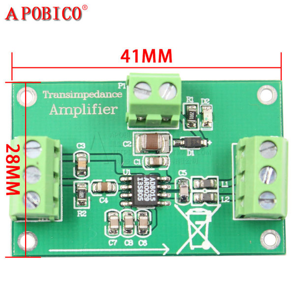 AD8015 Integrated Transimpedance Amplifier Module Single-Ended To ...