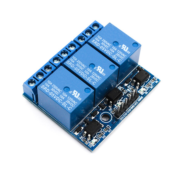 Module De Relais à 3 Voies, Avec Isolation Optocoupleur, Entièrement ...