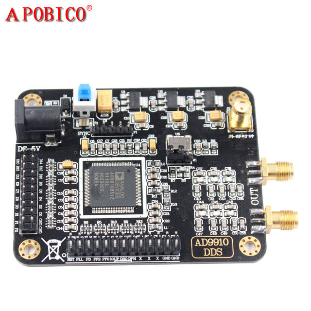 AD9910 signal generator development board output can reach 420m 1G ...