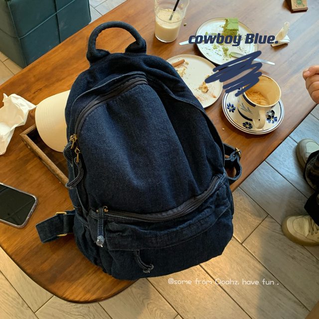 American College~Natural drape distressed backpack ooahz homemade class ...