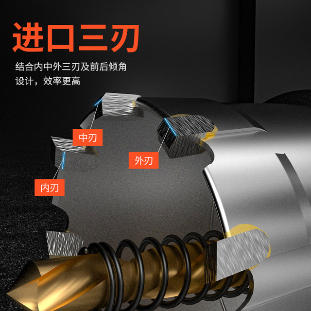 Lansheng stainless steel hole opener punch drill bit metal special ...