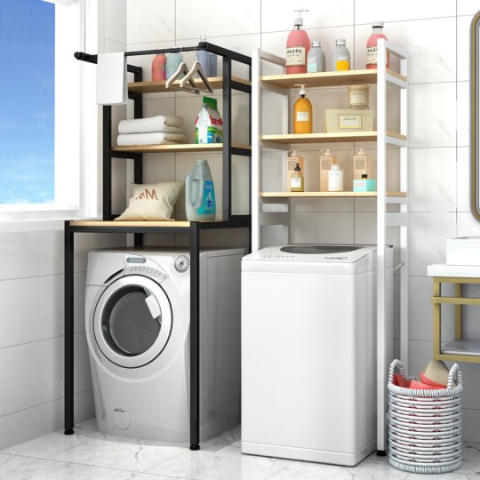 Washing Machine Storage Shelf for Bathroom Organization