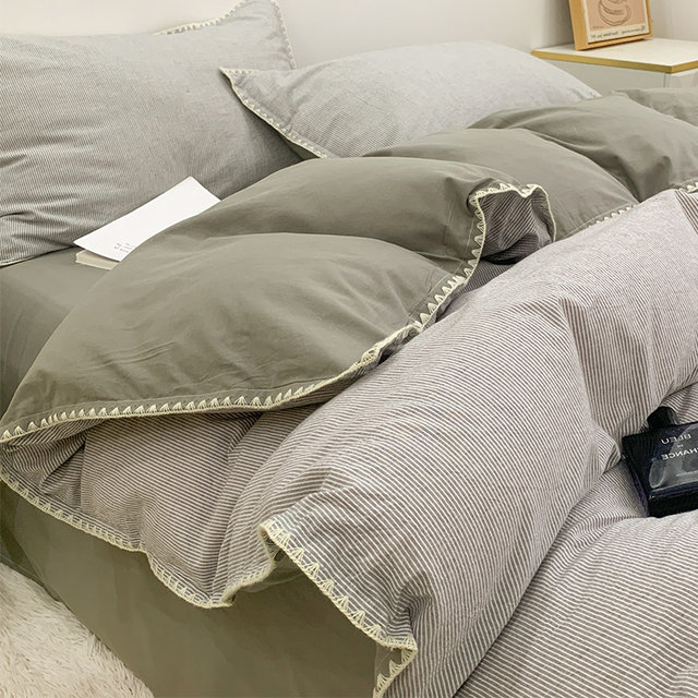 Class A bed four -piece full cotton cotton quilt sheet sheet sheet ...